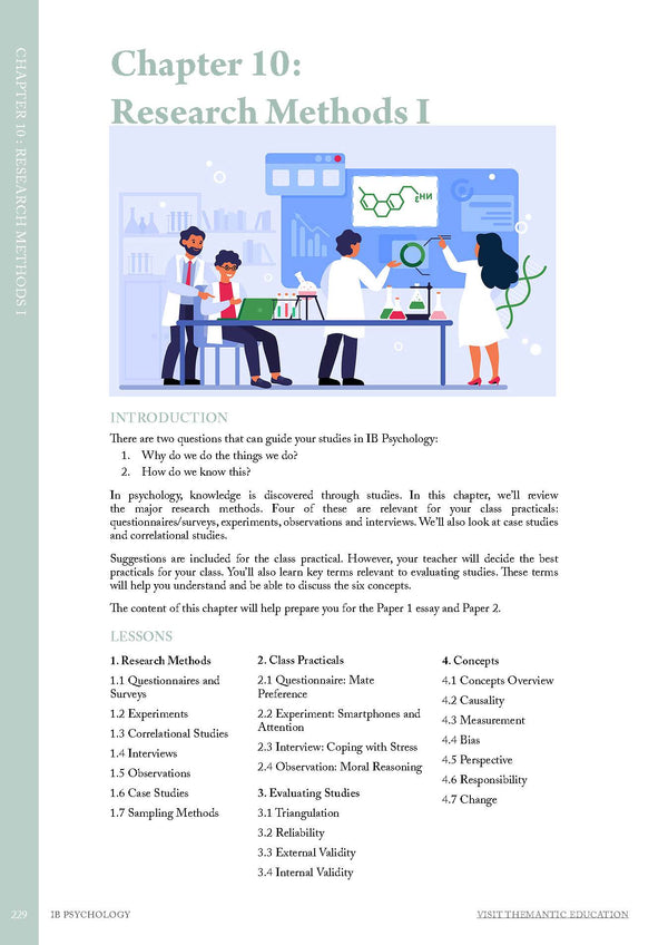 Chapter 10: Research Methods I (with Class Practicals) - Bundle (2025 ...